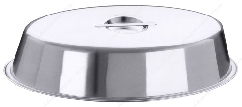 Tellerglocke / Speiseglocke, oval